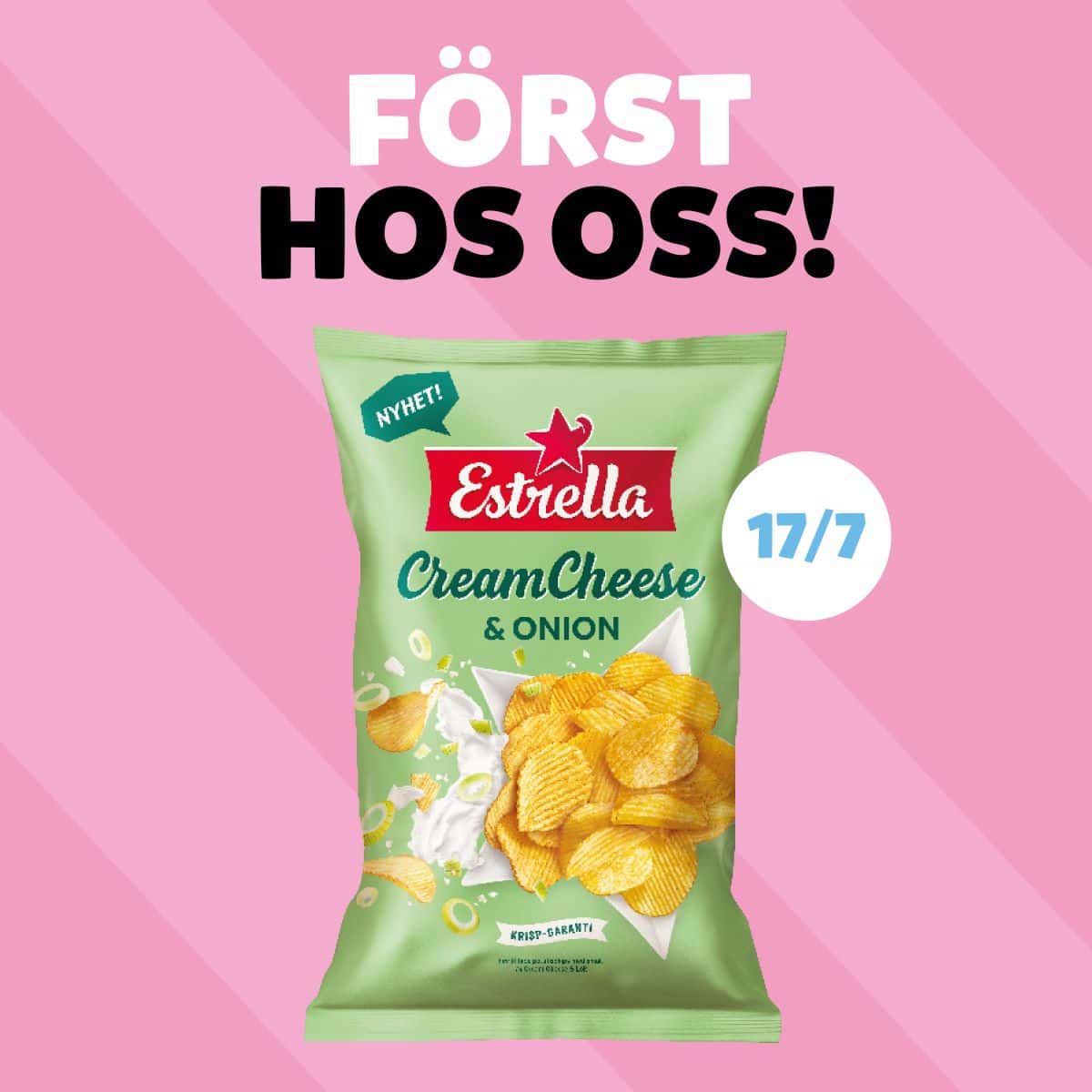 Estrella Cream Cheese & Onion! 17/7 - Hemmakväll